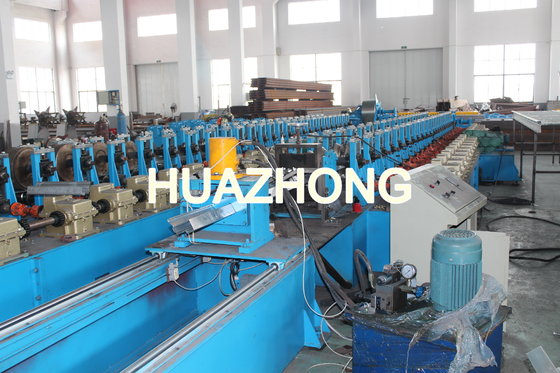 PLC control automatic Door Frame Roll Forming Machine with 65mm diameter shaft