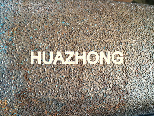 3 Tons 5.5kw Orange Peel Embossing Machine For Metal 0.3-0.8mm Thickness