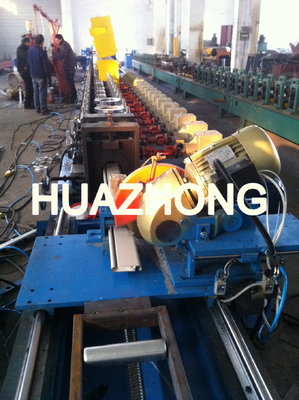 77mm Roll Shutter Door Forming Machine For 0.25-0.4mm Thickness , Rolling Shutter Machine