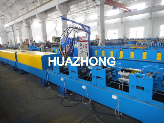 15KW 185mm Automatic Custom Roll Forming Machine , 44 Forming Satations Rolling Shutter Machine