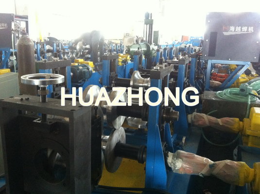 3KW Flying Saw Cutter 70mm Octagon Pipe Roll Forming Machine , Tube Forming Machine