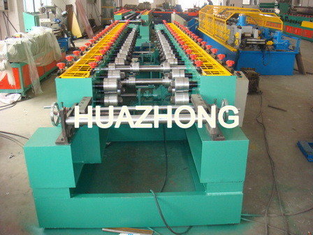 0.8-0.9mm Thickness 5.5kw Rolling Shutter Machine With Flying Saw Cutting