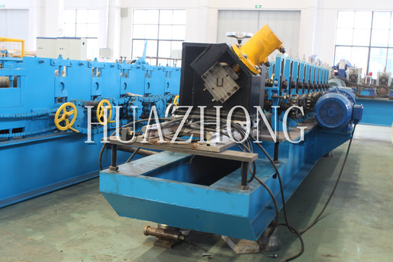 high quality 30mm*40mm 'U' channel forming machine with hydraulic cutting PLC control