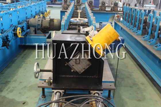 0.8-1.2mm thickness 7.5KW 'U' channel forming machine with shaft diameter 40mm
