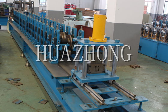 266mm Silent Track Orbit Forming Machine , Hydraulic Cutting Cold Roll Forming Machine