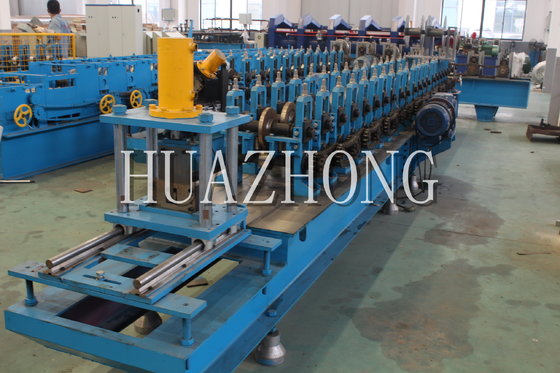 266mm Silent Track Orbit Forming Machine , Hydraulic Cutting Cold Roll Forming Machine