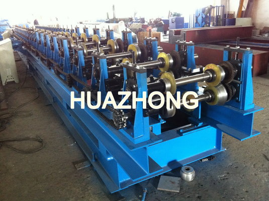 0.8mm Thickness Sectional Door Panel Machine Plc Control Steel Roll Forming Machine