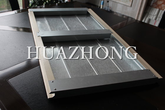 Single 0.8mm Thickness Sectional Garage Door Panel Roll Forming Machine for 550-800mm Coil Width