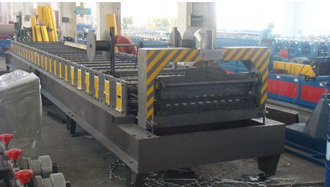 1220mm width Automatic shutters door forming machine with 5 tons capacity of hydraulic un-coiler