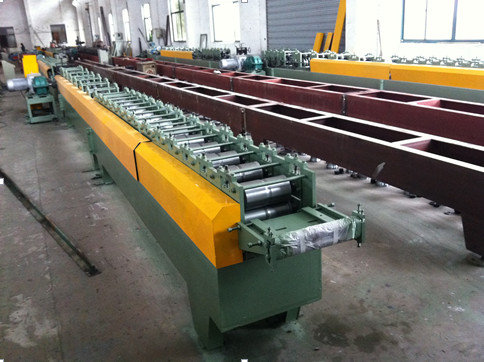 65mm rolling shutter slat forming machine with 37 forming steps with 11KW, 22m frame
