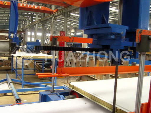 Colored  Steel EPS Sandwich Panel Production Line for 0.3-0.8mm Thickness