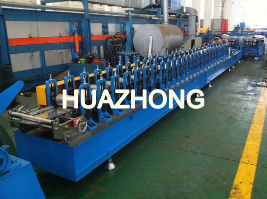 3KW Flying Saw Cutter 70mm Octagon Pipe Roll Forming Machine , Tube Forming Machine