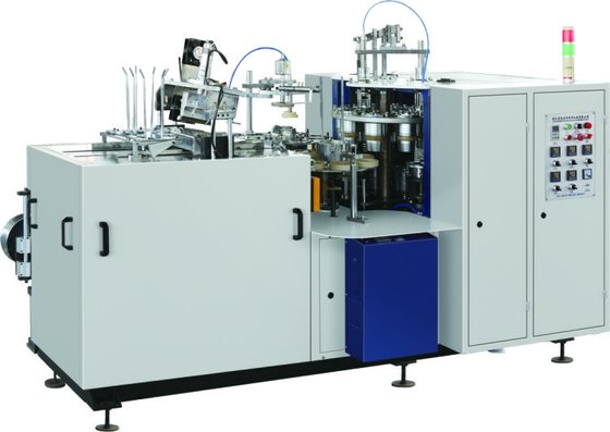 Ultrasonic Two - PE Paper Cup Forming Machine MG-X12 With Humanism Design
