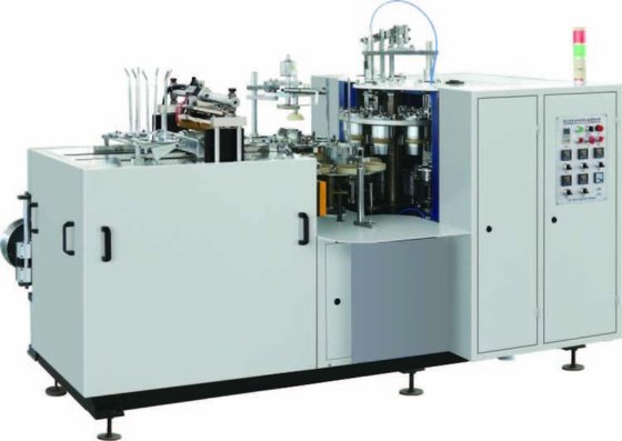 Durable Single PE Coated Paper Plate And Cup Making Machine For Coffee Cup / Tea Cup
