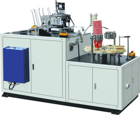 Ripple Layer / Double Wall Paper Cup Making Machine Fully Automatic For Paper Bowl