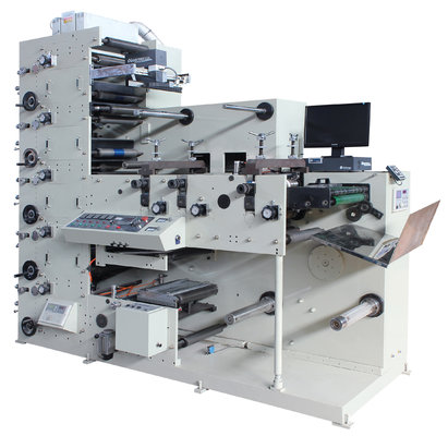 Automatic 5 Colors Paper Flexo Printing Machine 320 / 480-D For Paper Table