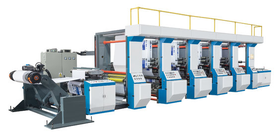 Wide Type Paper Flexo Printing Machine Low Noise For Paper Board / Paper Kraft
