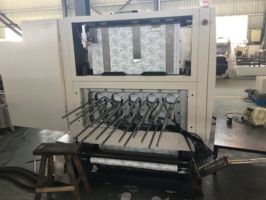 Professional Automatic Die Punching Machine For Instant Noodles Cover / Bowl Cover