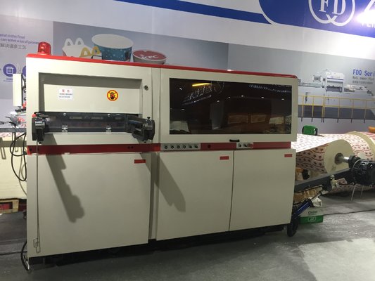 Automatic Reel Paper Die Cutter , Double Wall Paper Die Cutting And Embossing Machine