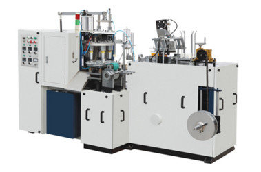 Ultrasonic Automatic Forming Machine , Double Sided PE Coated Paper Cup Making Machine
