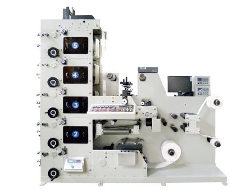 Industrial Paper Flexo Printing Machine 5 Colours RY-320 For Paper Feeding / Drying