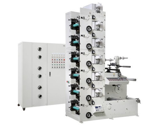 60 m/min 6 Colour Flexo Printing Machine , RY-320-6 UV Flexo Printing Machine