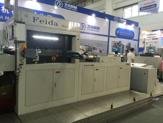 High Pressure Auto Die Cutting Machine Roll Paper Style For Hamburger Box