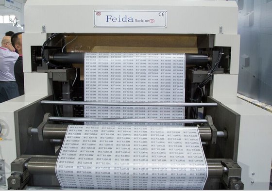 Roll Paper Automatic Die Punching Machine For Thin Paper Ice Cream Packaging 60gsm