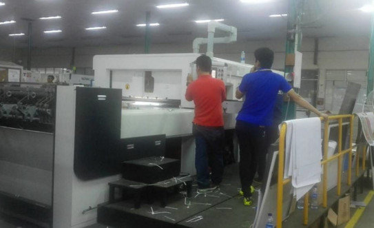 Hamburger Box Automatic Paper Die Cutting Machine And Stripping Machine