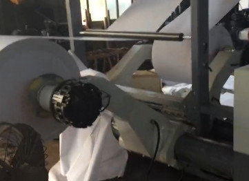 Jumbo Roll Slitter Rewinder , DFJ-1400G Rotary Blade Paper Sheet Slitting Machine