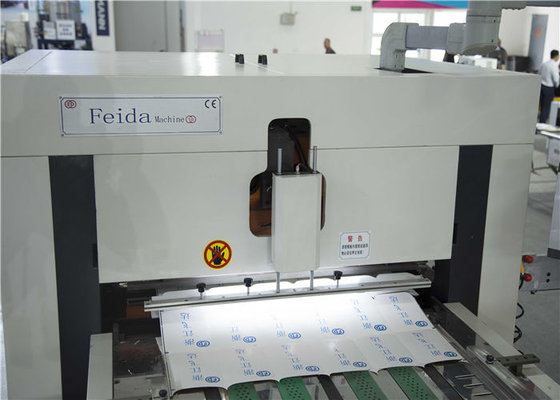 Hamburger Box Flatbed Die Cutting Machine Feida 1400 * 780 With Stripper
