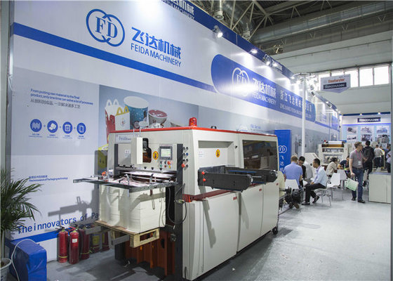 Complete Design Roll Die Cutting Machine Low Noise For Paper Cups / Paper Plates