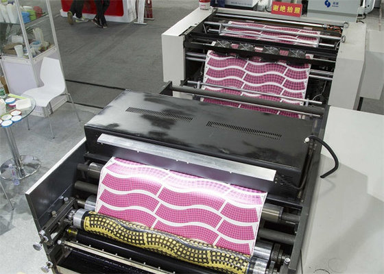 4 Color Flexo Printing Machine , Paper Die Punching Machine For Paper Plate / Paper Box