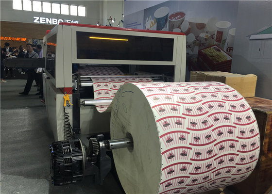 Industrial Automatic Die Cutting Machine , High Speed Reel Paper Die Cutting Machine