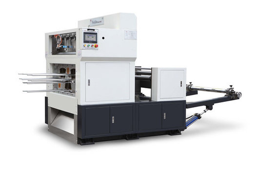Automatic Roll Die Cutting Stripping Machine For Paper Cups 320 Times / Min
