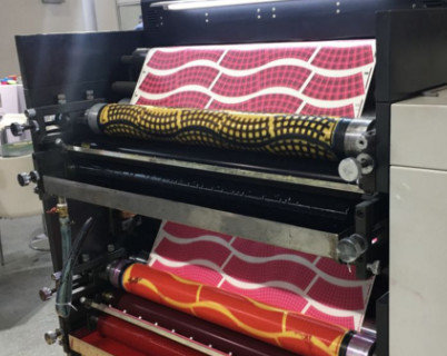 850mm Web 2 Color Flexo Printing Machine , Paper Cup Printing And Punching Machine