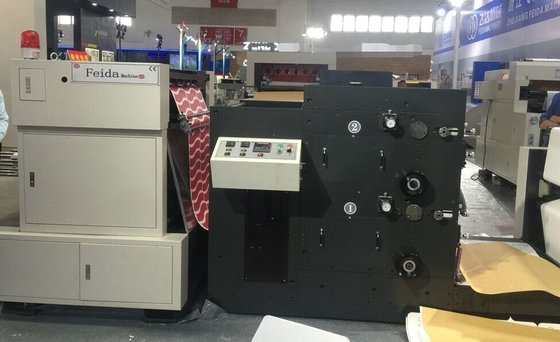 Automatic Flexo Die Cutter , FDC850 Paper Cup Printing And Punching Machine