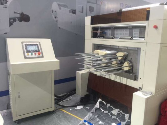 Light Paper Metal Automatic Die Punching Machine For Ice Cream Cover 920mm 850mm Web