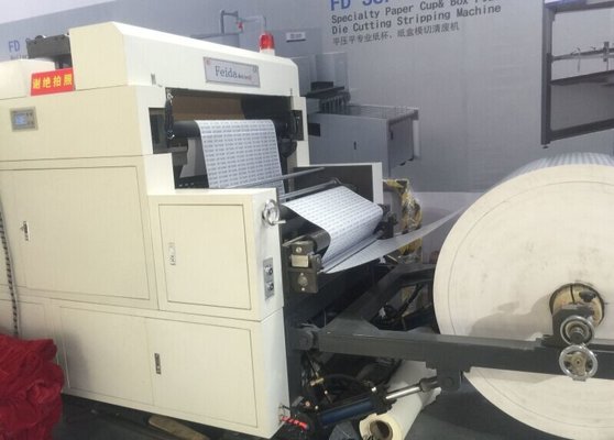 FDC 850 High Speed Roll Die Cutter , Paper Die Punching Machine For Ice Cream Packaging