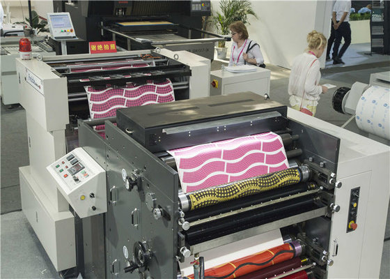 Metal Material Automatic Die Punching Machine 320times/min With Flexo Printing Machine