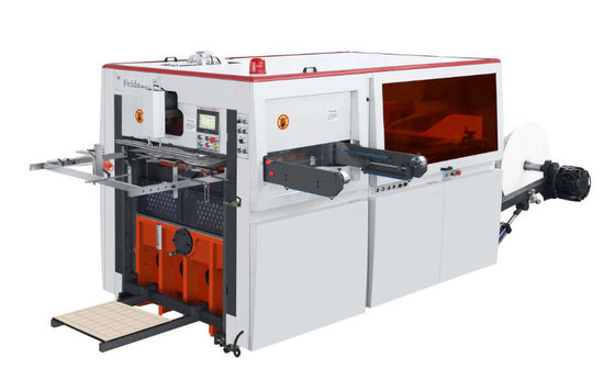 automatic roll die cutting machine for making paper cup products