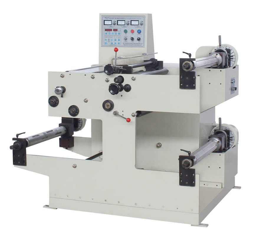 100m/min Auto Slitting Machine , 550mm Width Web Label Slitting Machine