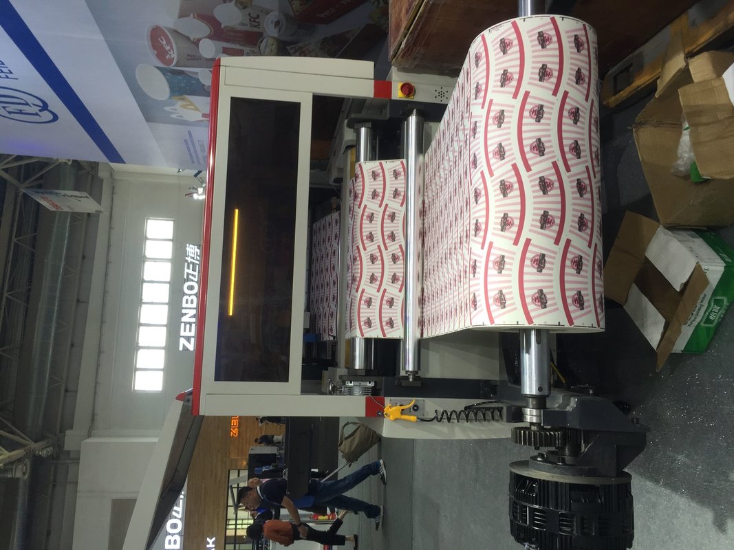 Paper Box Roll Die Cutting Machine FD1050 * 550 For Embossing / Creasing / Cutting