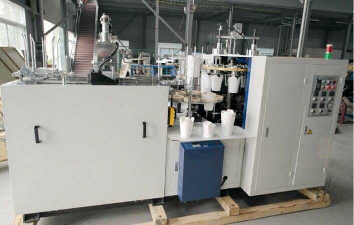 Noodle Box / Paper Cup Forming Machine Round Base MB-S60 OEM / ODM Acceptable