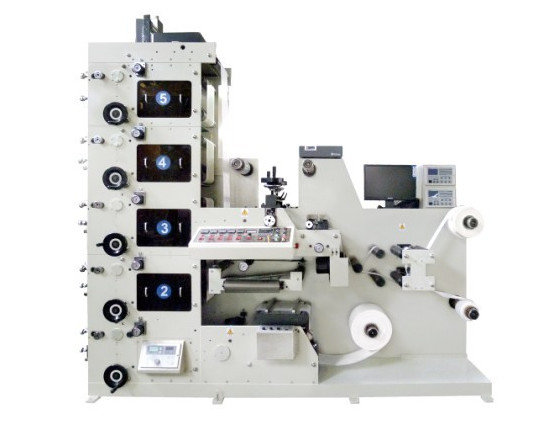 Industrial Paper Flexo Printing Machine 5 Colours RY-320 For Paper Feeding / Drying