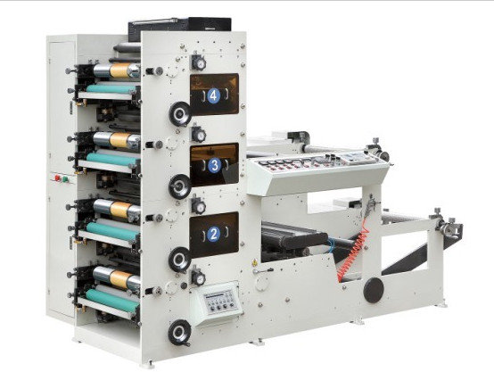 Fully Automatic 4 Color Flexo Printing Machine For Paper Products RY-600