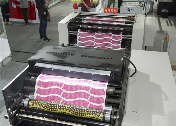 Metal Material Automatic Die Punching Machine 320times/min With Flexo Printing Machine