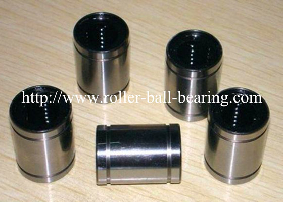 Multi-column Open Seals Type Sliding Bearing LM8UU Chrome Steel , 8x15x24mm