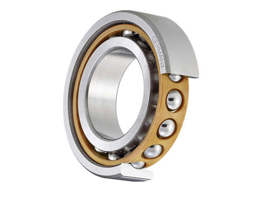 Three Point Contact Nylon Cage Single Row Bearing Steel Angular Contact Ball Bearing