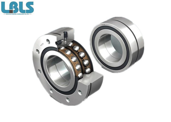 7300ADLA+QJ300ADL Alloy Steel Cage Double Row Angular Contact Ball Bearing P5 Precision